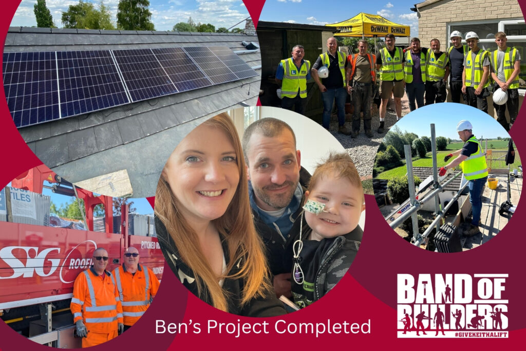 Ben’s Project – Completed by ‘Band of Builders’ - SIG Roofing