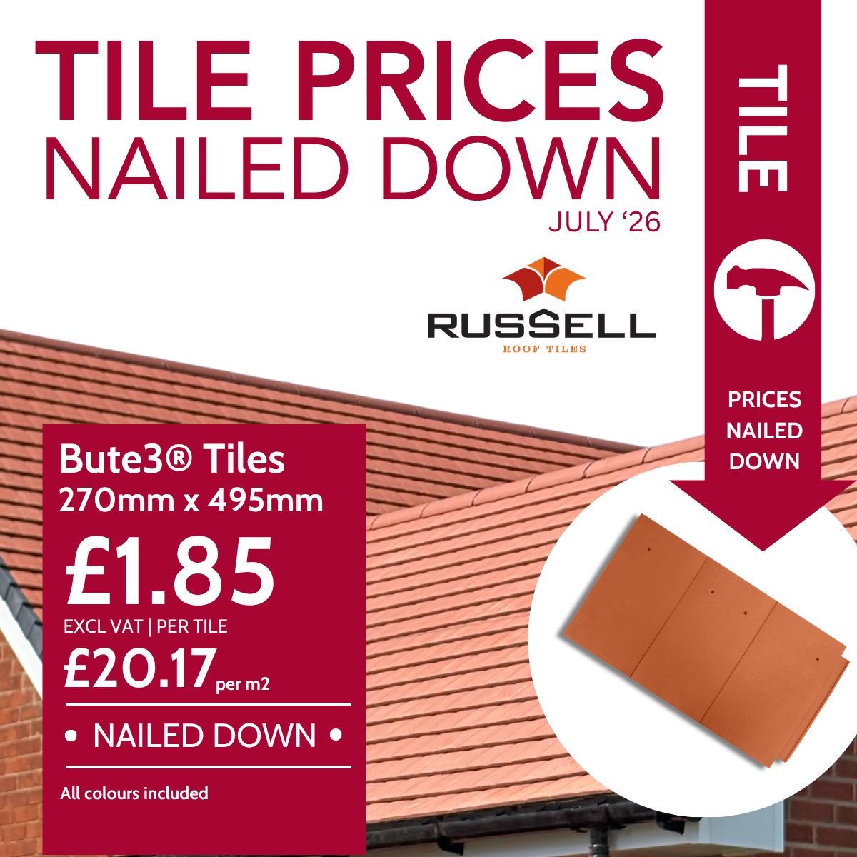 Tile prices nailed down - SIG Roofing